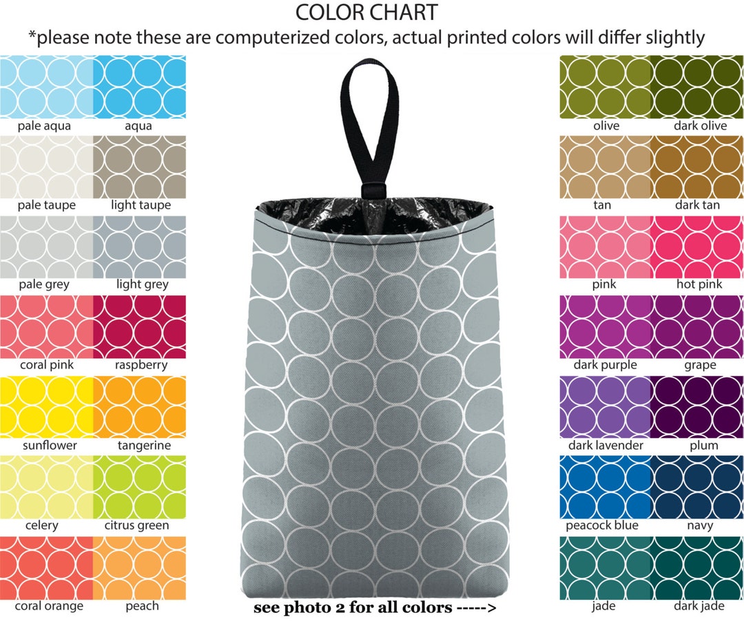 Auto Trash - Rings - PICK YOUR COLOR - Car Trash Bag Car Accessory ...