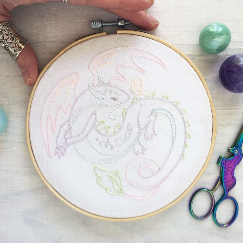 Embroidery Dragon - Etsy