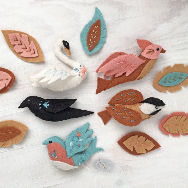 Raven Felt Pattern - Etsy