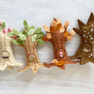 Little Seasons Trees Sewing Pattern PDF Download, Spring Summer Autumn ...