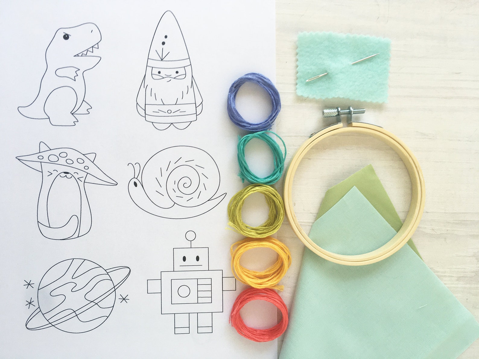 Hand Embroidery for Kids, Learn to Embroider With the Kid Stitch Kit ...