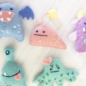 Aliens and Monsters Plush Sewing Pattern PDF Download, SVG File ...