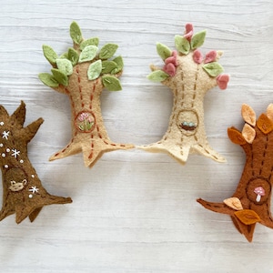 Little Seasons Trees Sewing Pattern PDF Download, Spring Summer Autumn ...