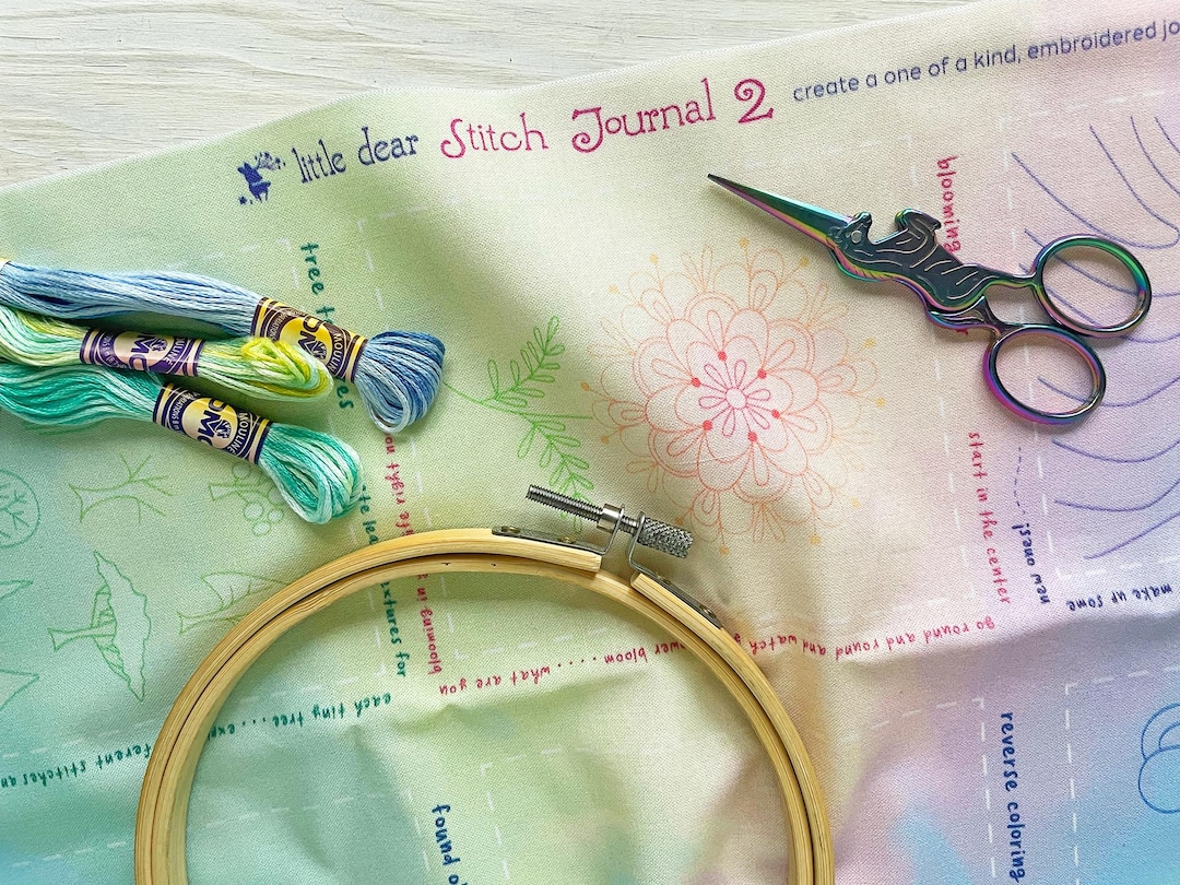 Stitch Journal *2* DIY Embroidery Activity Book, Hand Embroidery ...