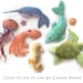 Sea Creatures Sewing Pattern for 6 Different Felt Animals, PDF, SVG ...