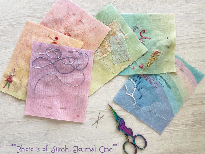 Stitch Journal *2* Libro di attività di ricamo fai da te, Sampler di ...