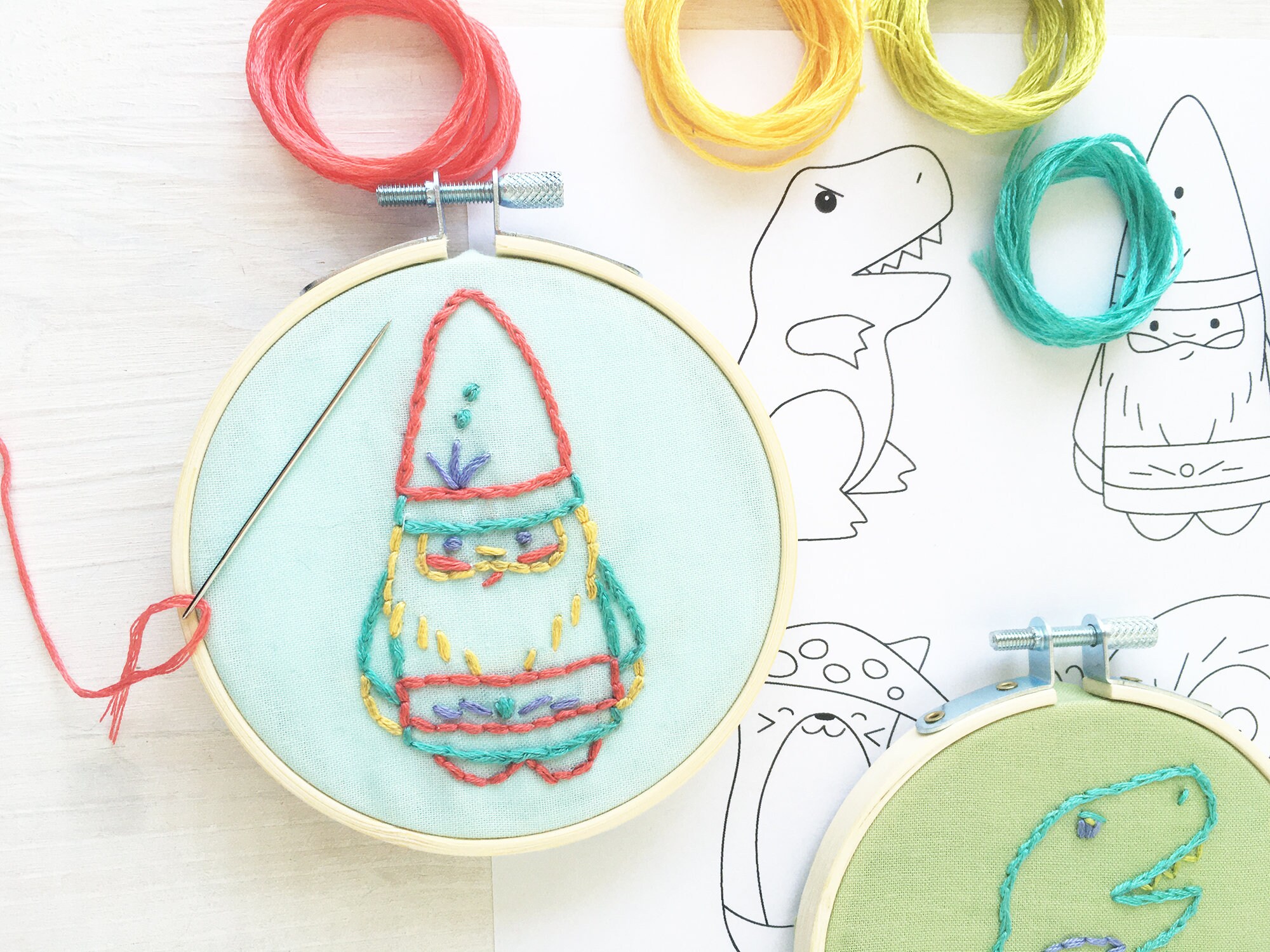 Hand Embroidery for Kids Learn to Embroider With the Kid | Etsy Australia