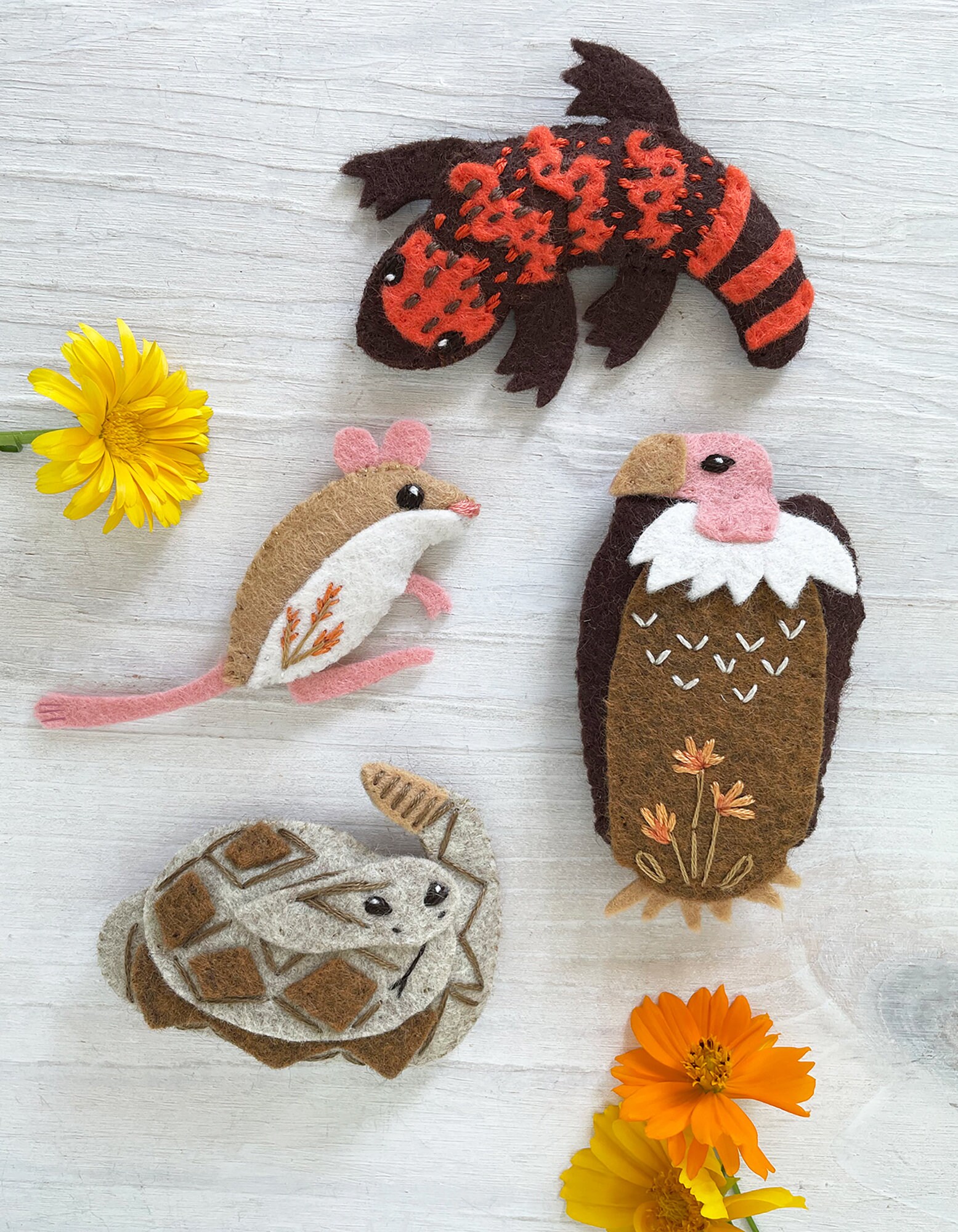 Desert Creatures Felt Animals Sewing Pattern PDF Download, Plush ...