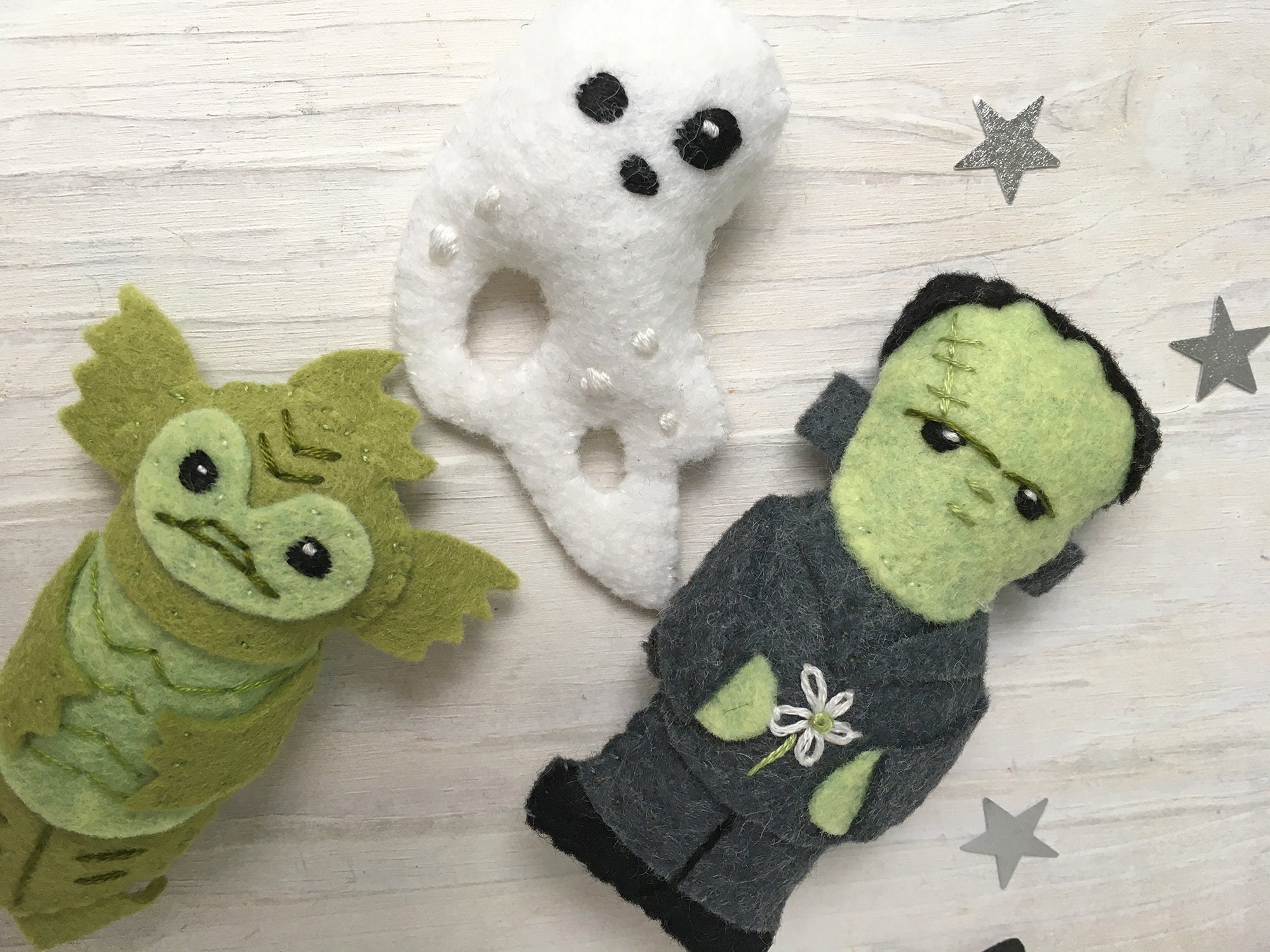 Movie Monsters Set 1 Halloween Plush Sewing Pattern PDF - Etsy