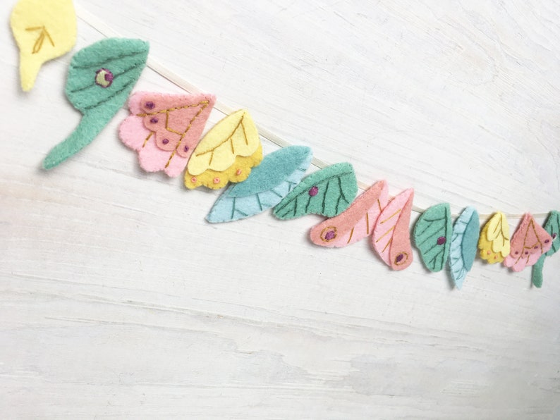 Felt Butterfly Wings Sewing Pattern PDF Download Spring - Etsy