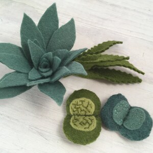 Felt Succulents Cactus Sewing Pattern PDF Download, Felt Plants ...