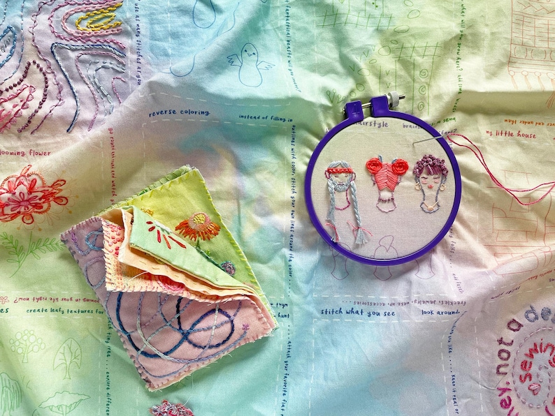 Stitch Journal *2* Libro di attività di ricamo fai da te, Sampler di ...