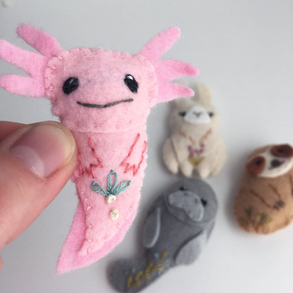 Felt Animals PDF Pattern for Unusual Creatures Digital | Etsy Canada