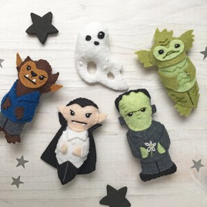 Movie Monsters Halloween DIY Plush Sewing Pattern PDF Download, SVG ...