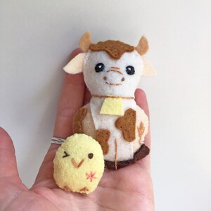 Sewing Pattern for Felt Farm Animals, PDF Download, SVG File, Make ...