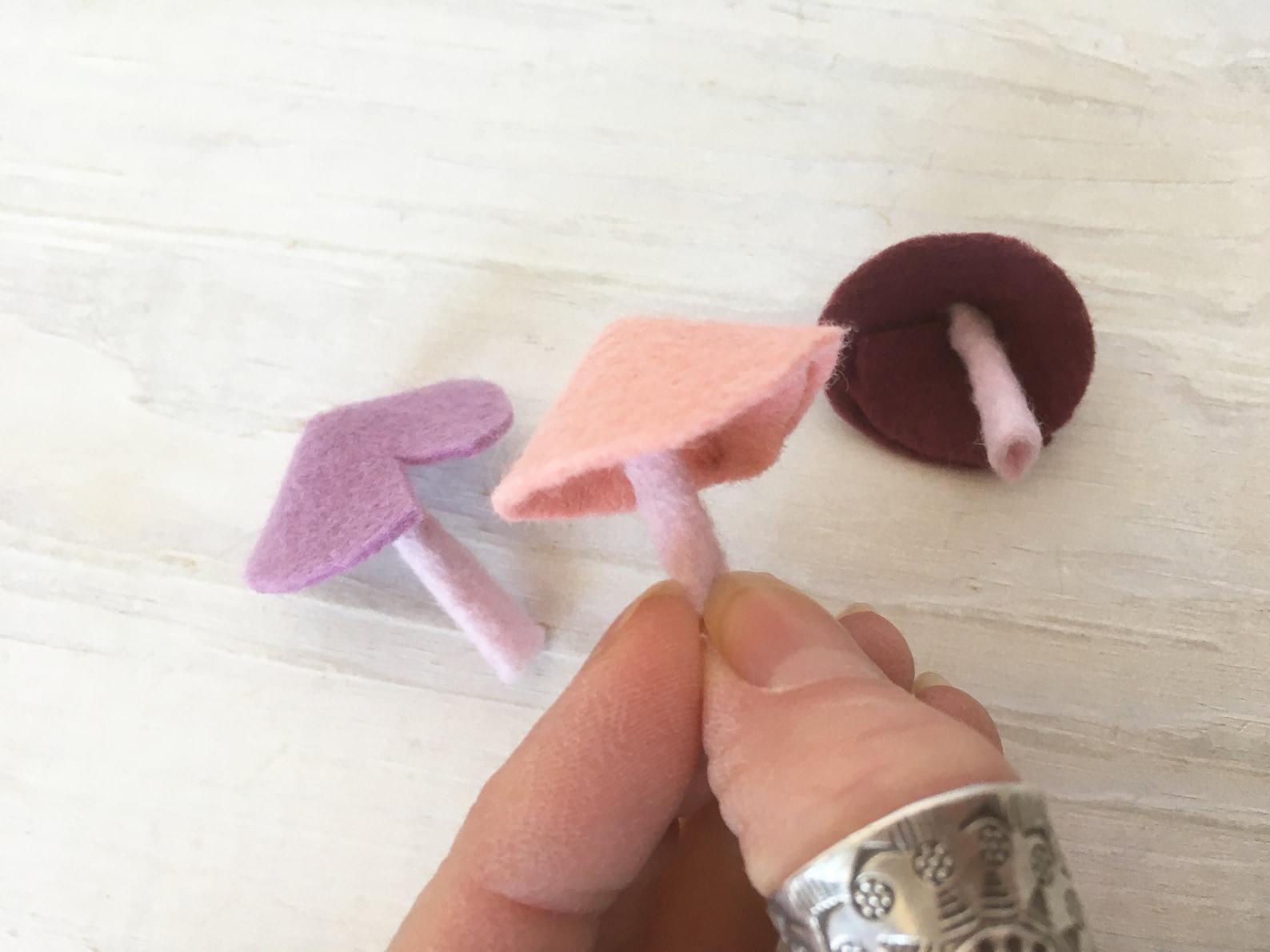 Felt Snails and Mini Mushrooms PDF Pattern Download SVG File - Etsy