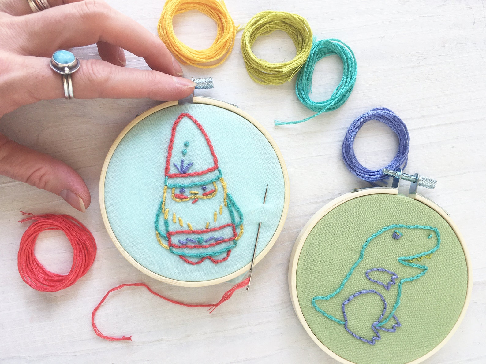 Hand Embroidery for Kids, Learn to Embroider With the Kid Stitch Kit ...