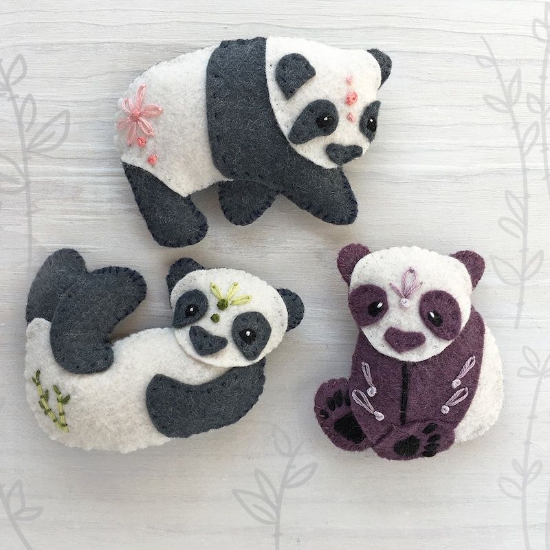 Panda Sewing Pattern - Etsy