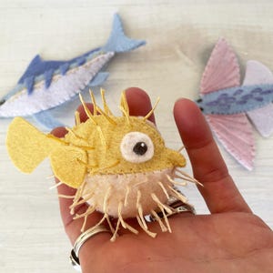 Felt Fish, Sea Creatures PDF Pattern Download, Plush Sewing Pattern, Koi, Puffer Fish - Etsy