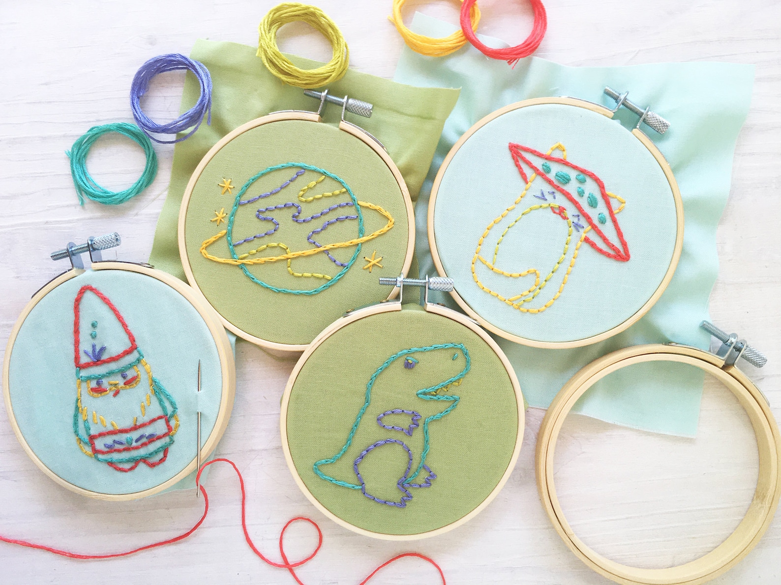 Hand Embroidery for Kids, Learn to Embroider With the Kid Stitch Kit ...