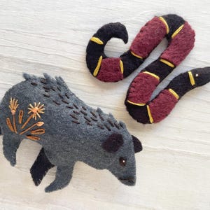 Desert Creatures Set 2, Felt Animals Sewing Pattern PDF Download, Plush ...