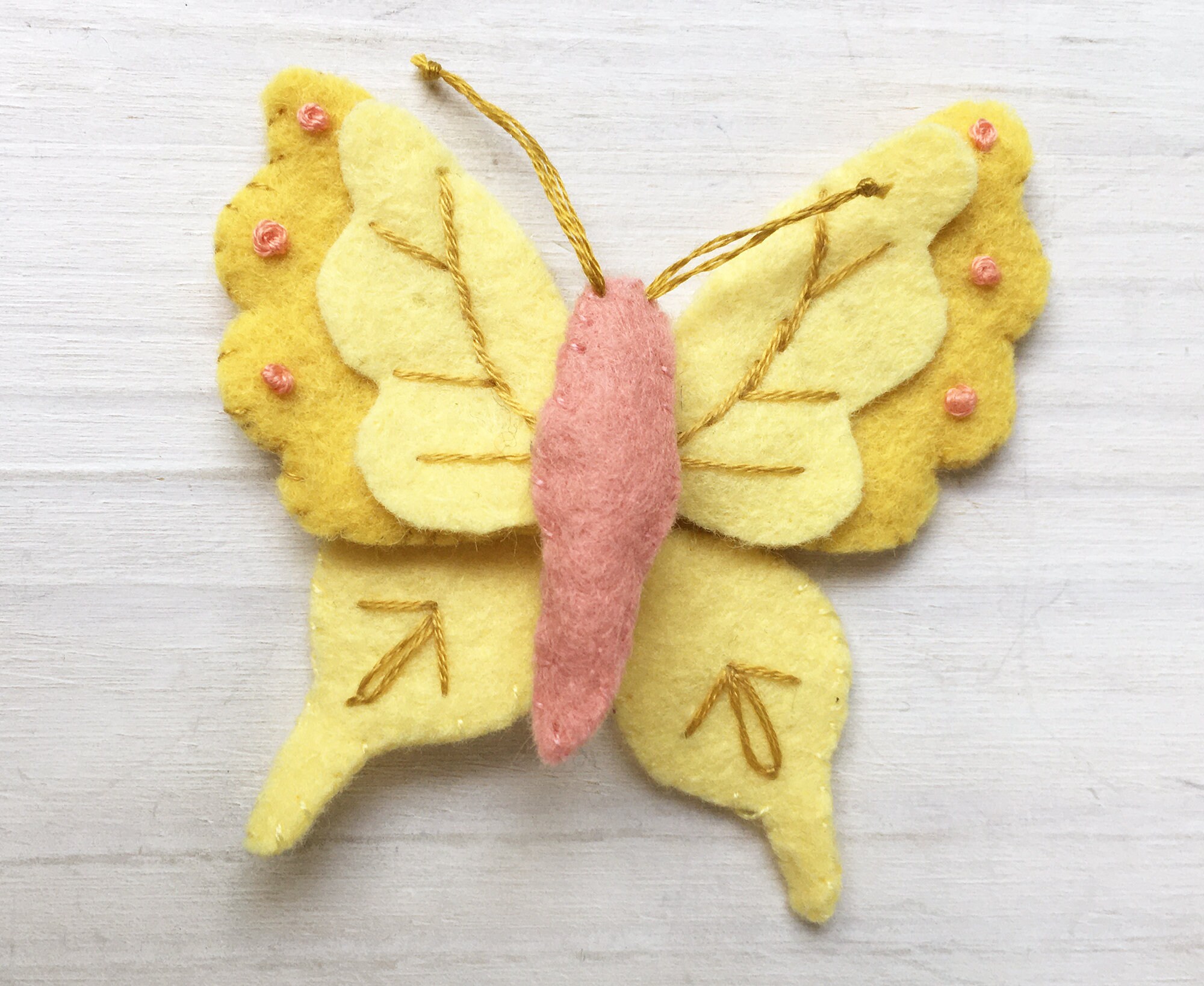 Felt Butterfly Wings Sewing Pattern PDF Download Spring - Etsy
