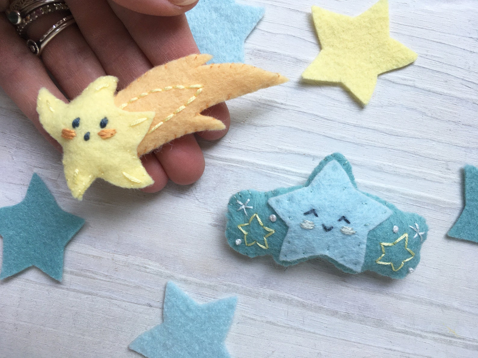 Moons and Stars Plush Sewing Pattern PDF Download, SVG File, Celestial ...