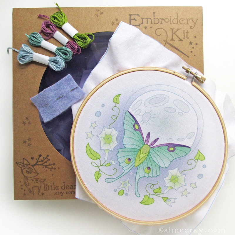 Hand Embroidery Kit - Etsy