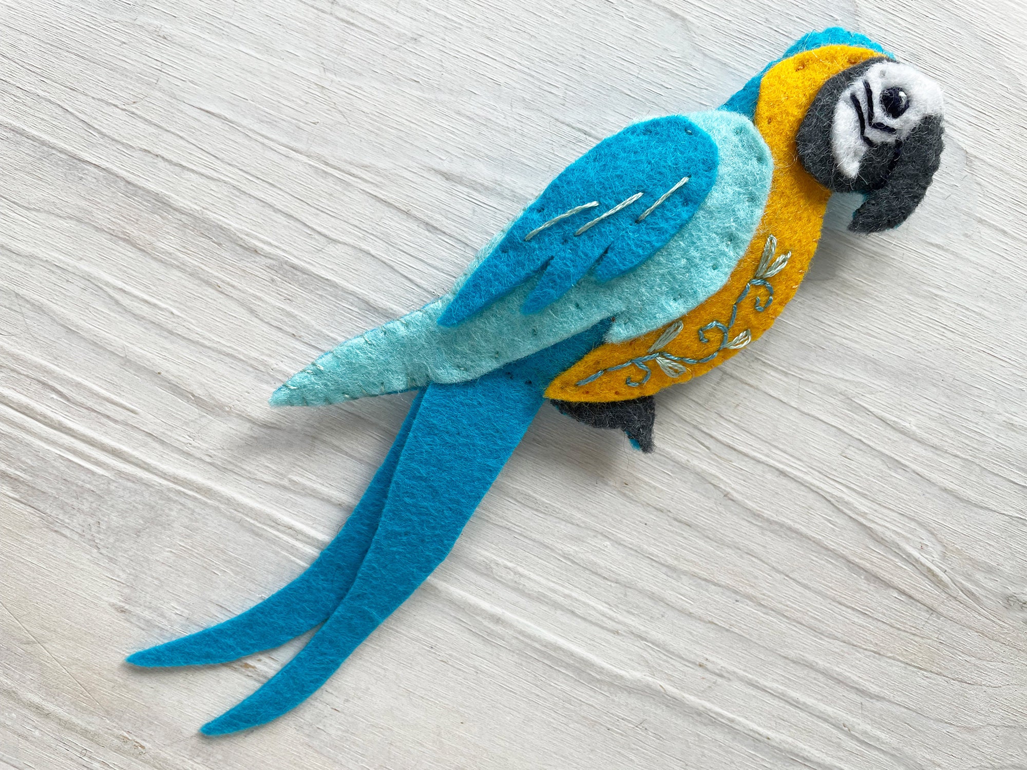 Tropical Birds Animals Sewing Pattern PDF Download, Plush Pattern, SVG ...