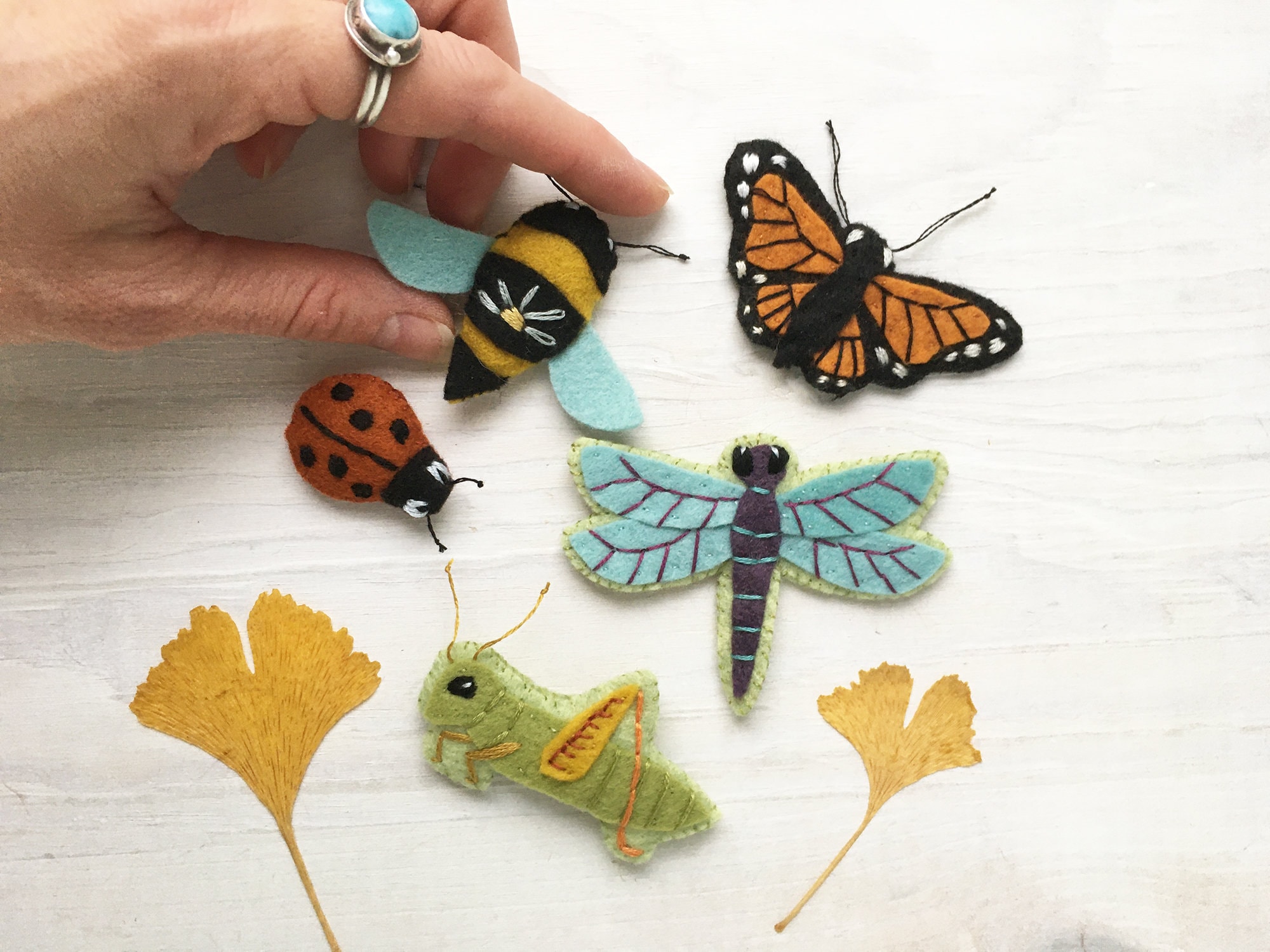 Beautiful Bugs Sewing Pattern PDF Download, Felt Animals, Butterfly ...