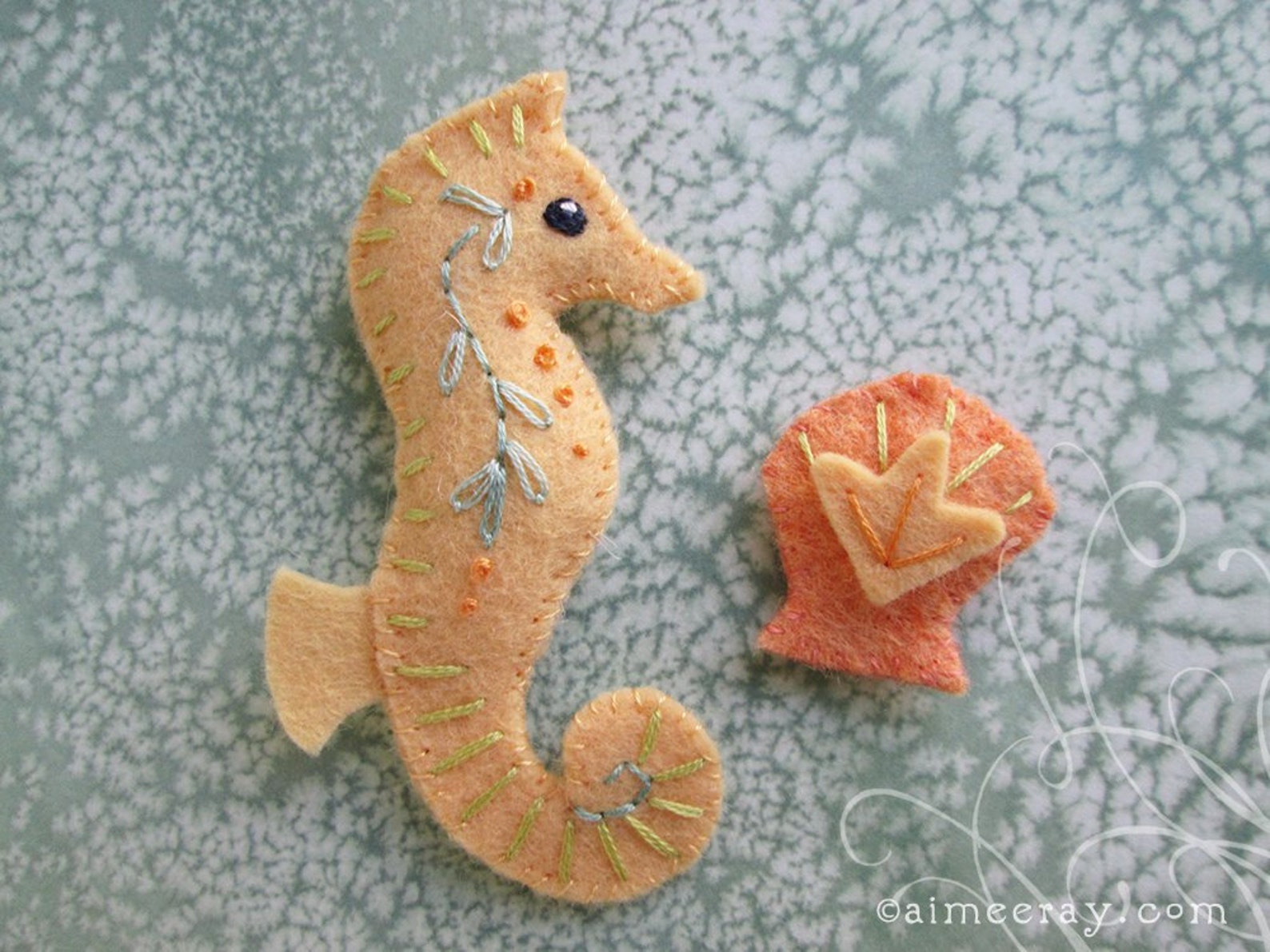 Sea Creatures Set 2 Felt Animals Sewing Pattern PDF Download - Etsy