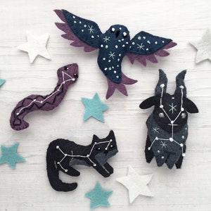 12 Constellation Animals Sewing Pattern PDF Download, Celestial Zodiac ...