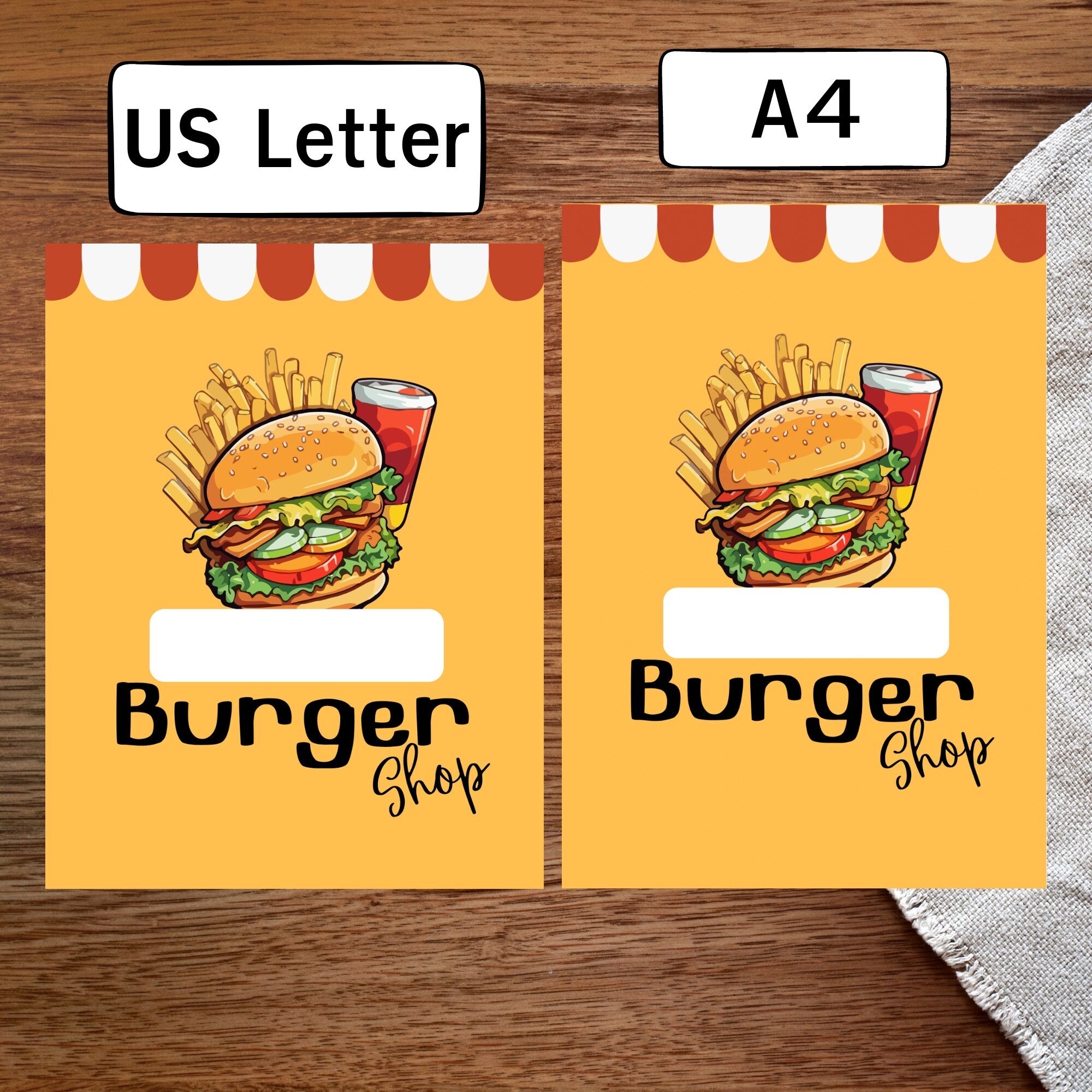 Busy Book Burger Shop, Build A Burger, Homeschool, Build A Burger ...