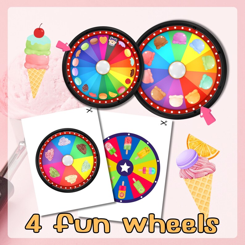 Printable Ice Cream Parlor Dramatic Play, Busy Book, Preschool Sensory ...