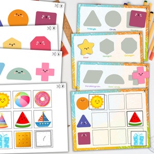 Toddler Busy Book, Preschool Workbook, Pre K Curriculum, Montessori ...