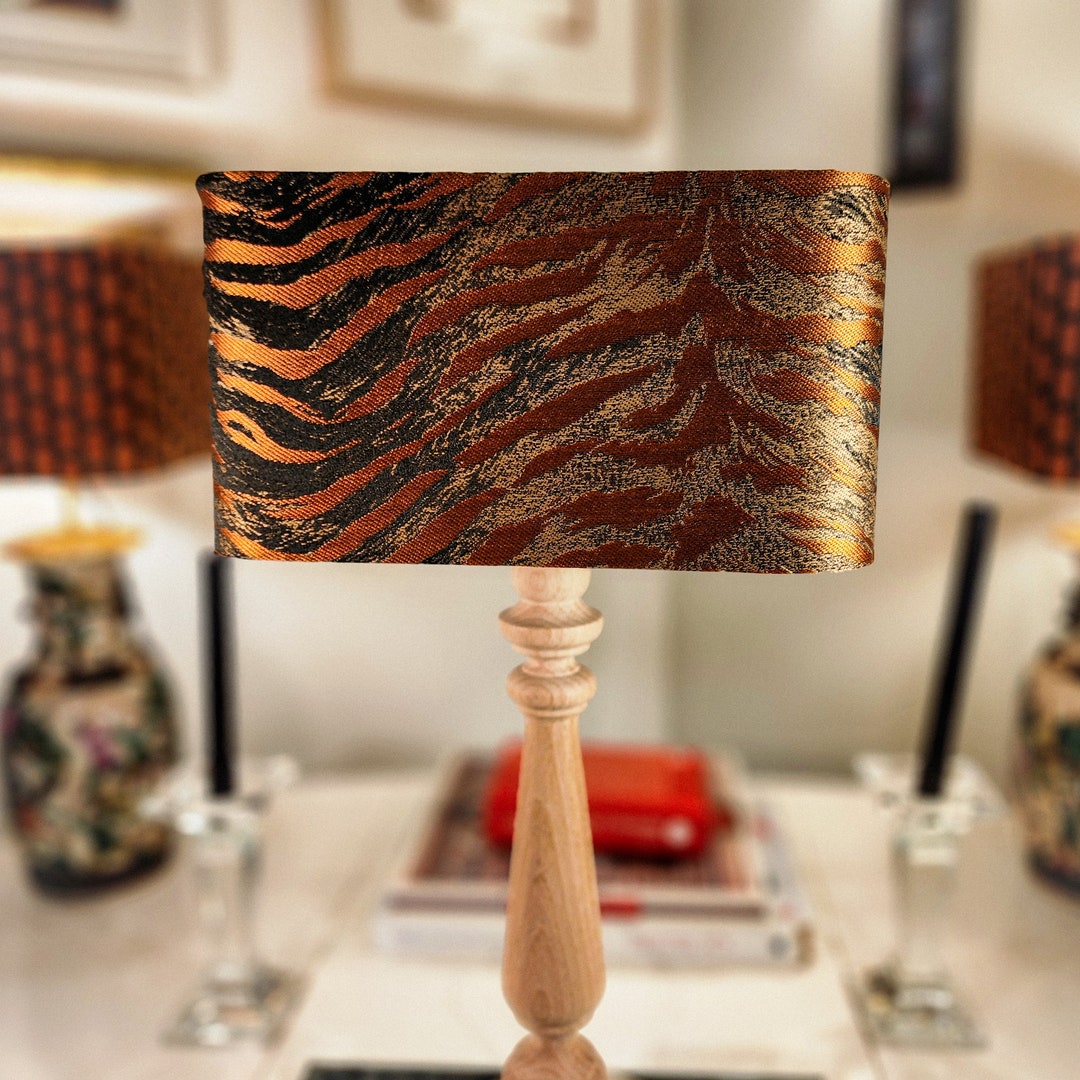 Lampshade lux Zebra, Animal Print Lampshade, Zebra Lamp, Drum Lampshade ...