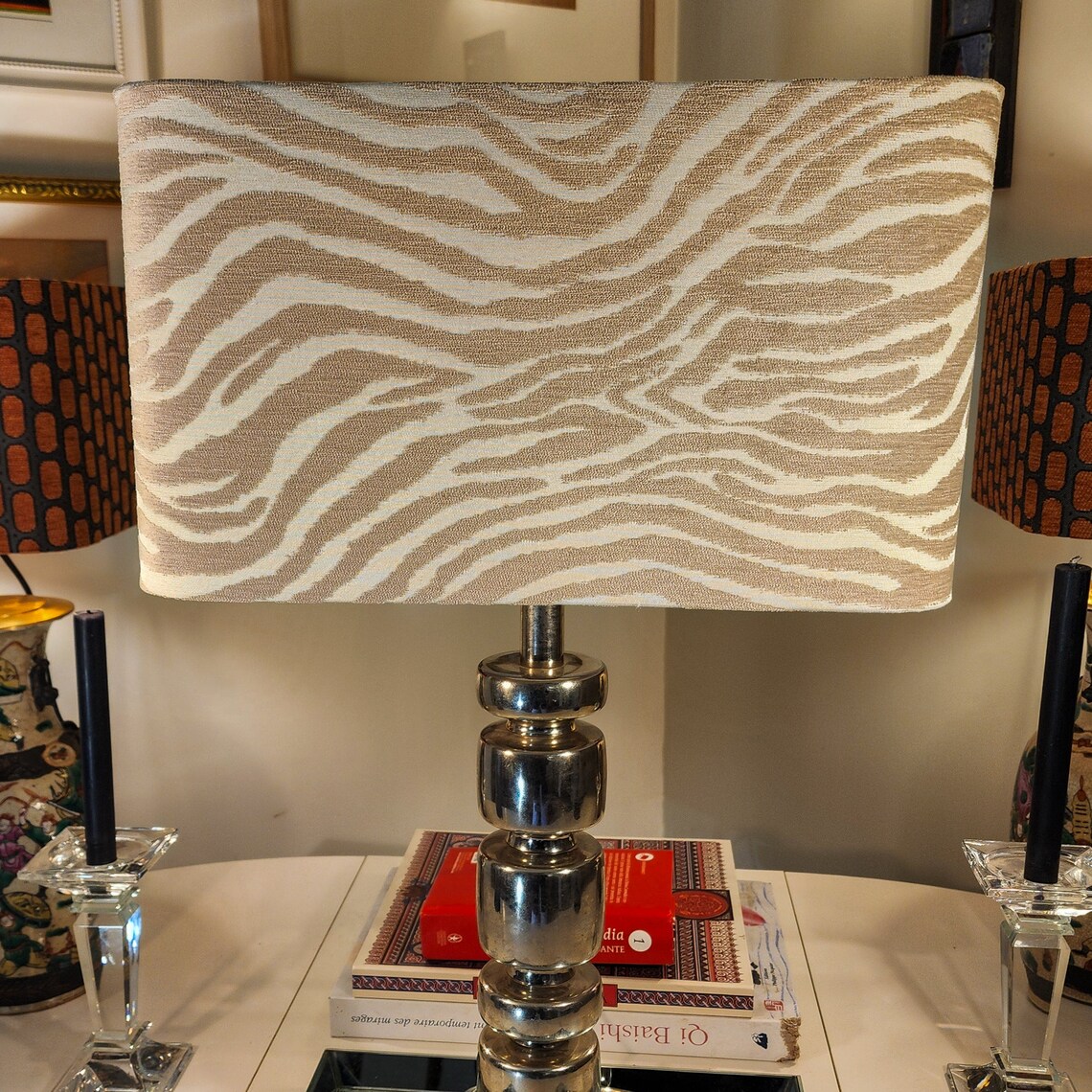 Lampshade Dune, Animal Print Lampshade, Zebra Lamp, Drum Lampshade ...