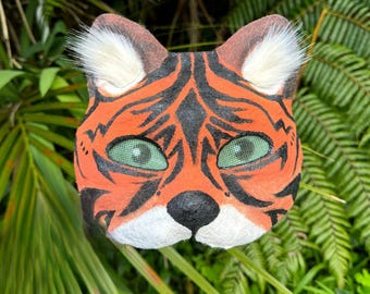 Therian Tiger Cat Mask - Etsy