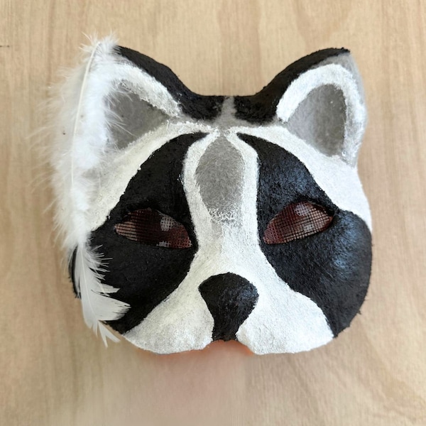 Therian Raccoon Mask - Etsy