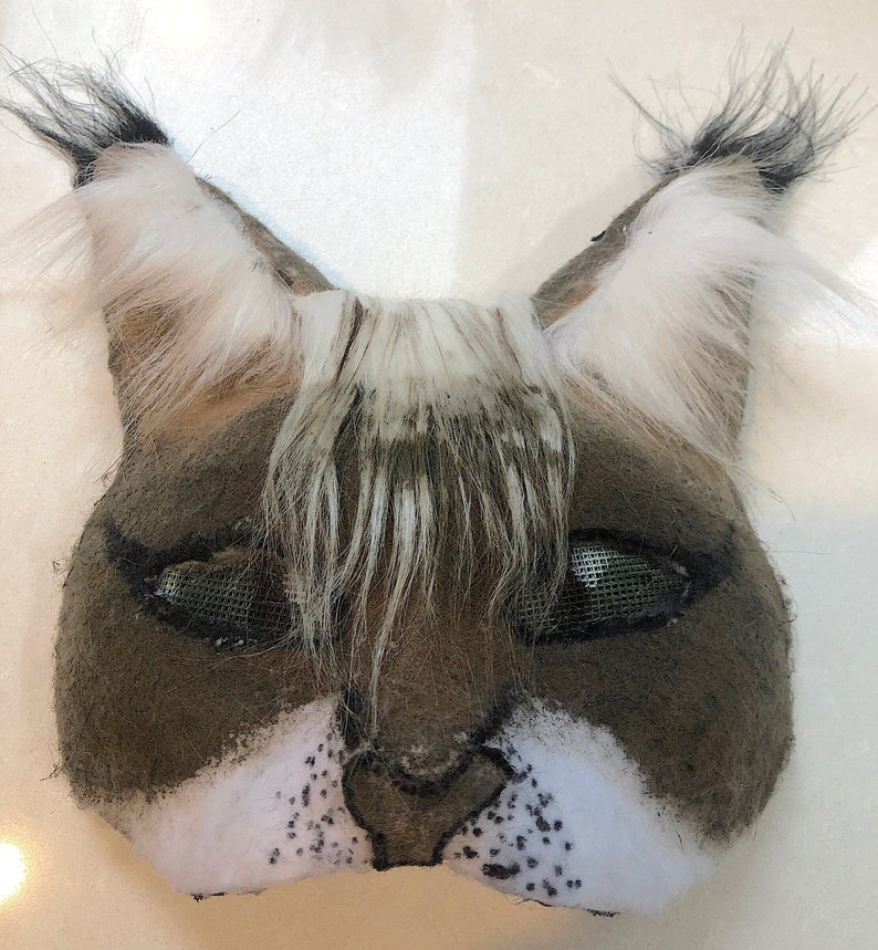 Lynx Therian Mask With Lining - Etsy