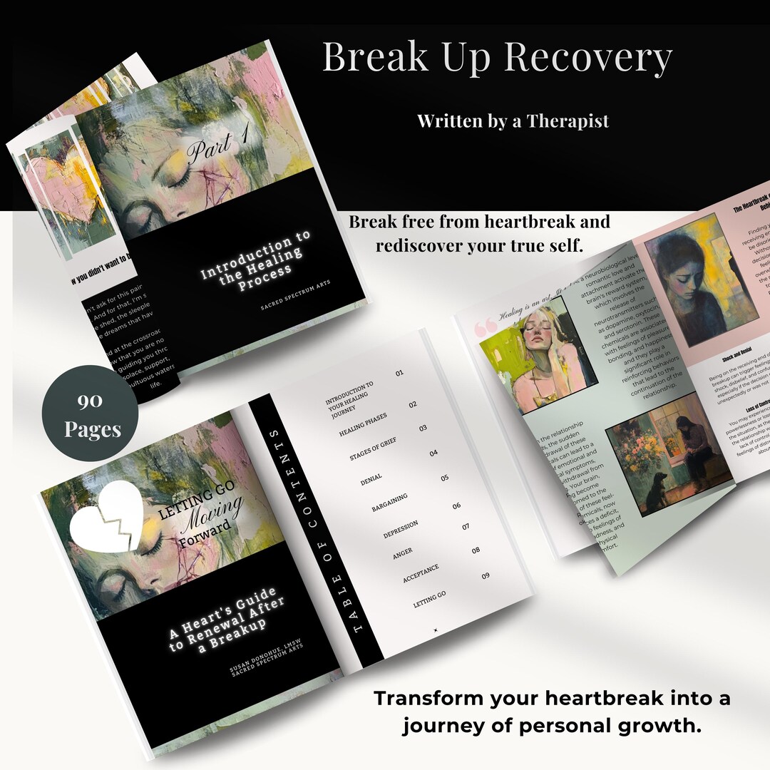 Breakup Recovery Healing Workbook Journal PLR Break up Planner ...
