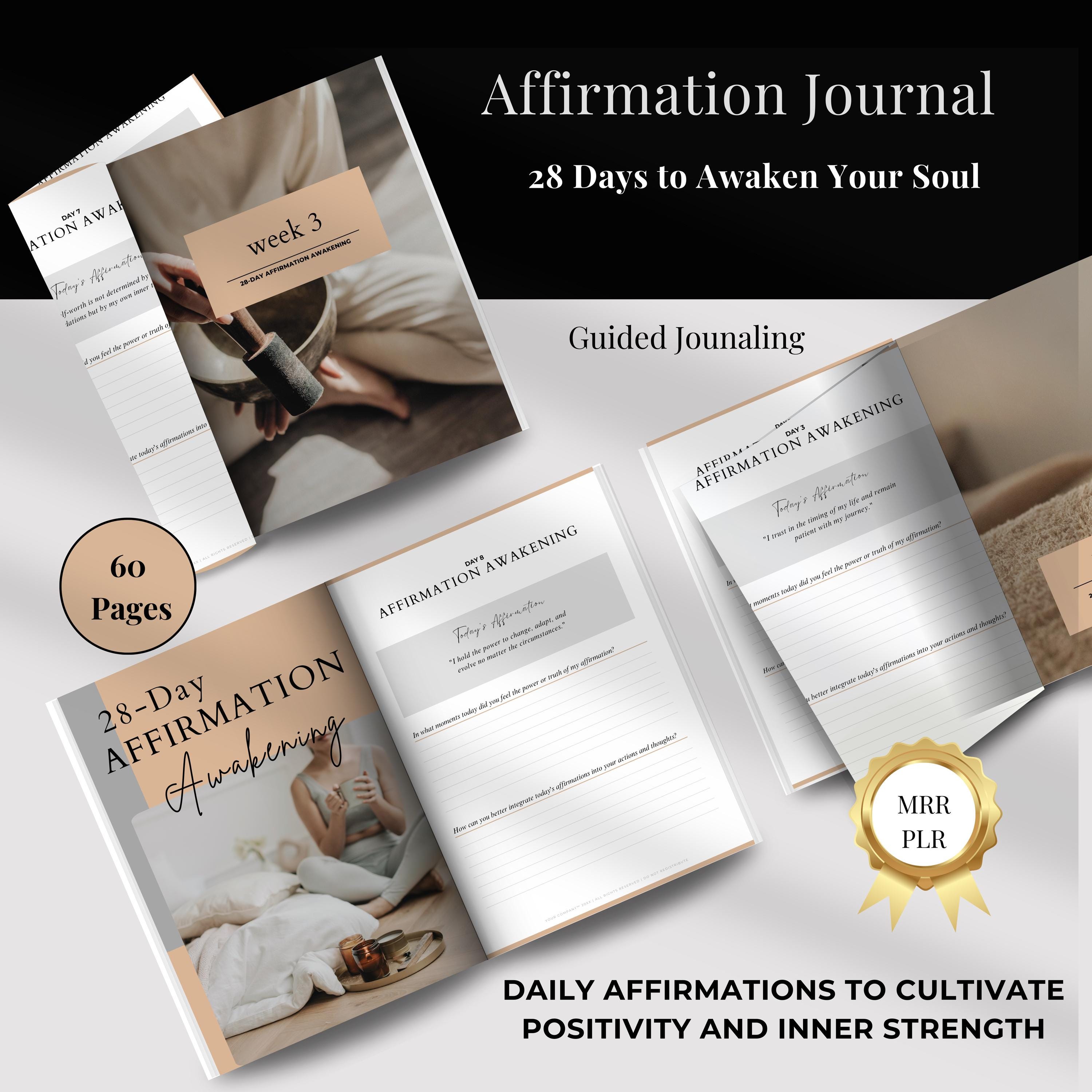Affirmation Self-discovery Empowerment Transformative Journey Workbook ...