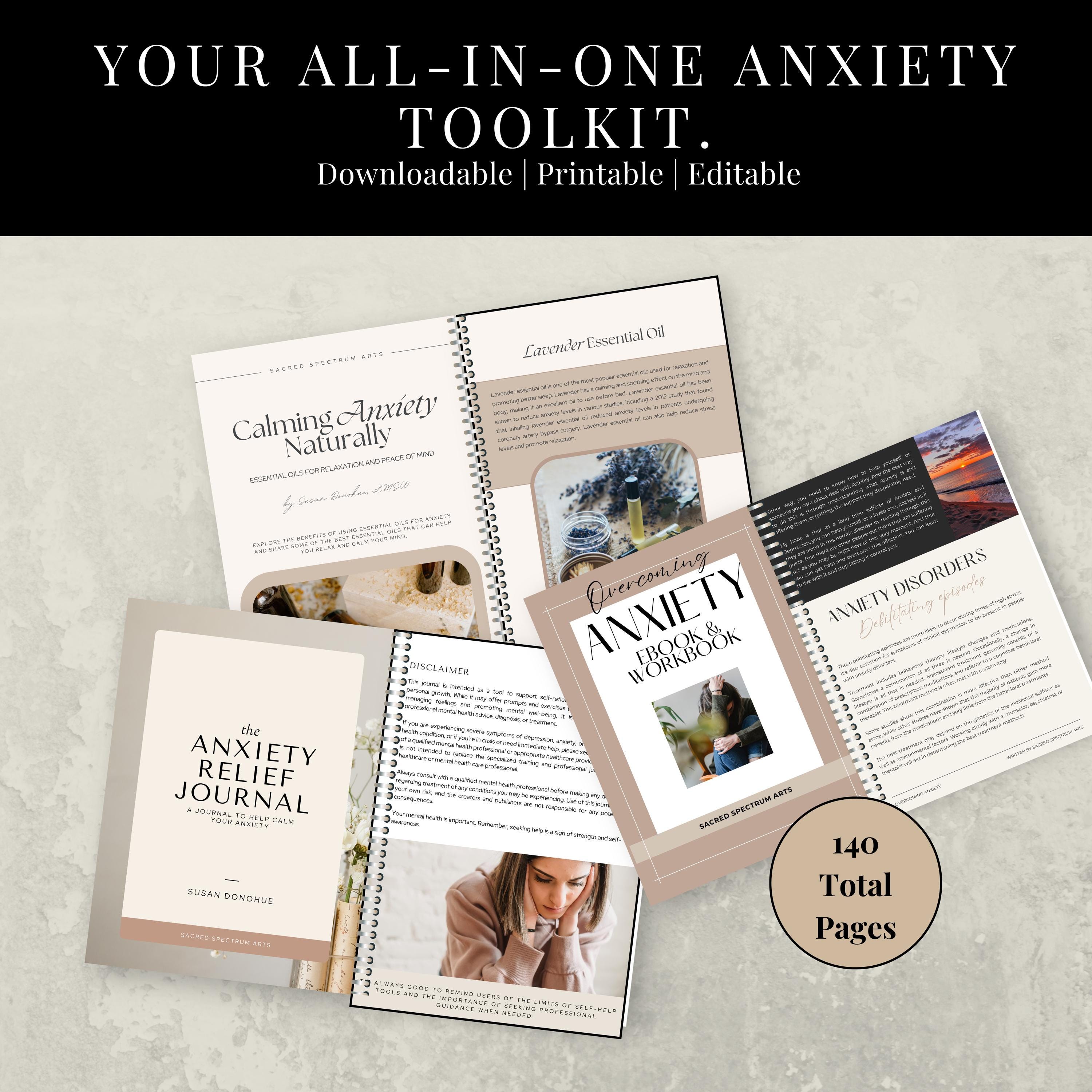 Anxiety Ebook Workbook PLR Anxiety Coping Strategies Ebook Editable ...