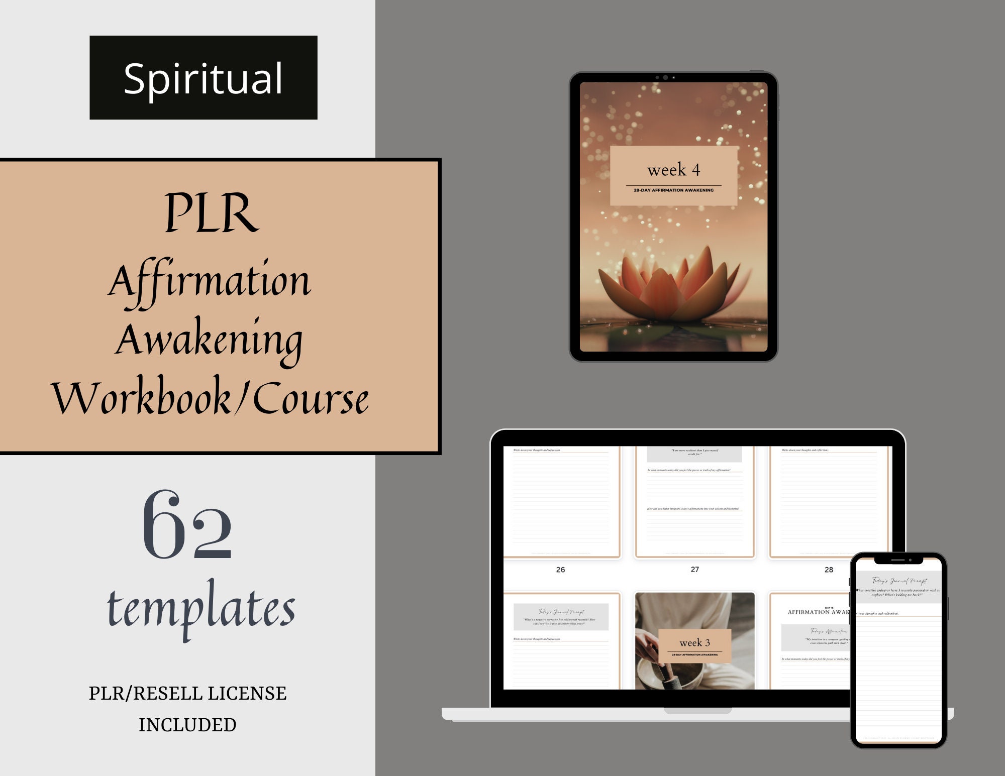 Affirmation Self-discovery Empowerment Transformative Journey Workbook ...