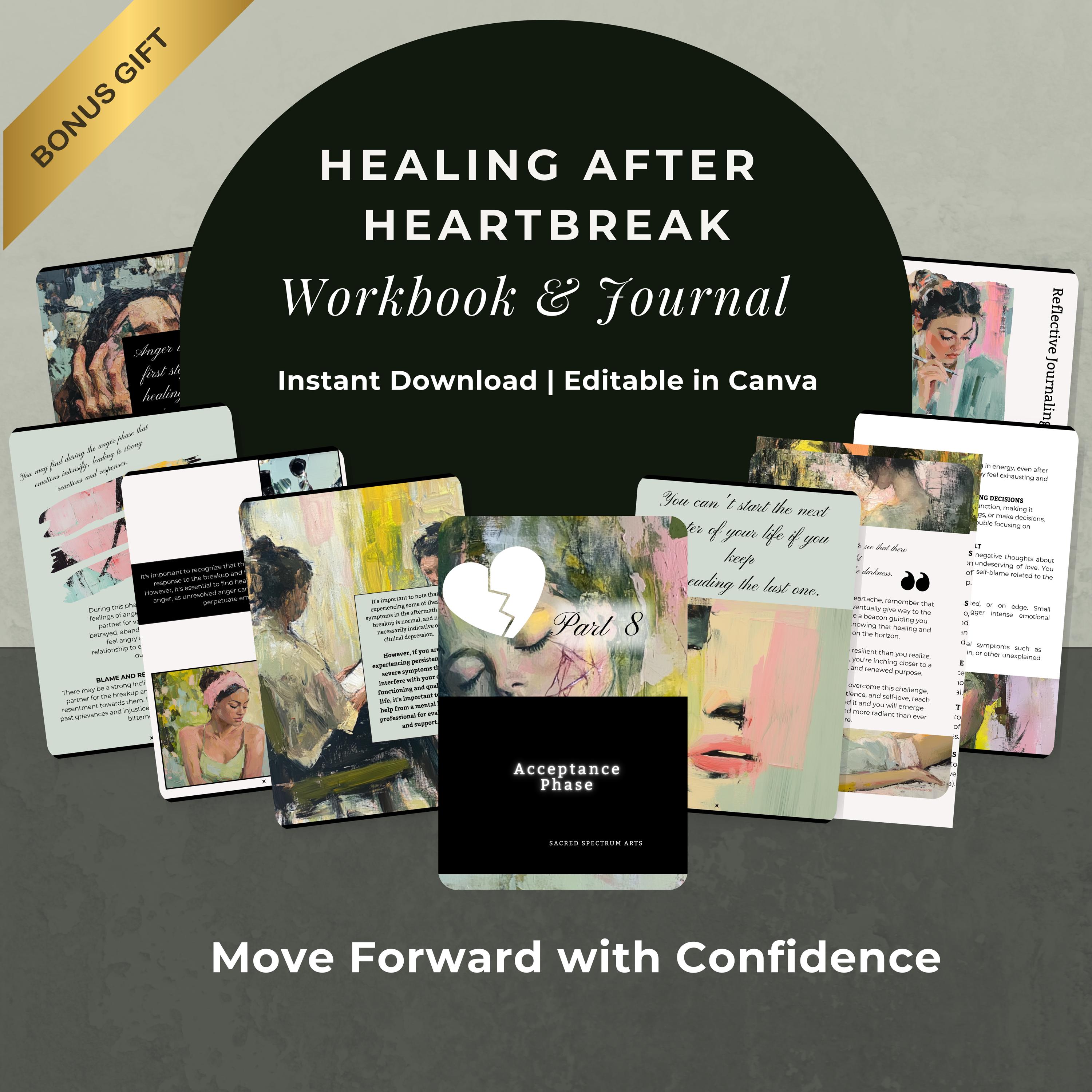 Breakup Recovery Healing Workbook Journal PLR Break up Planner ...