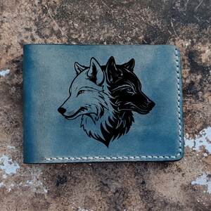 Wolf Wallet - Etsy Wolf Wallet - Etsy
