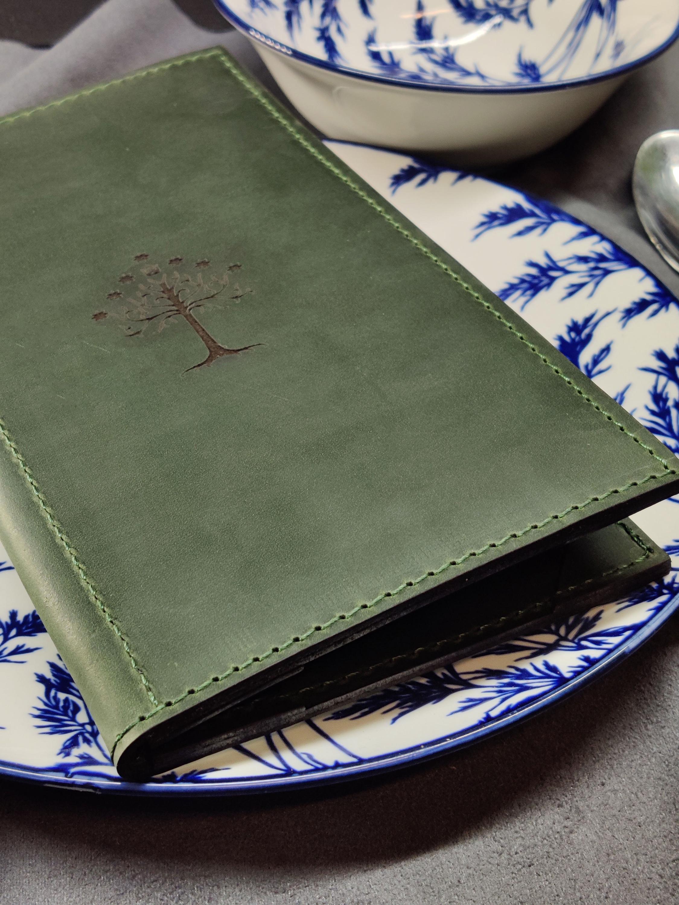 Custom Leather Menu Cover | Restaurant Menu Folder | Logo Menu Holder ...