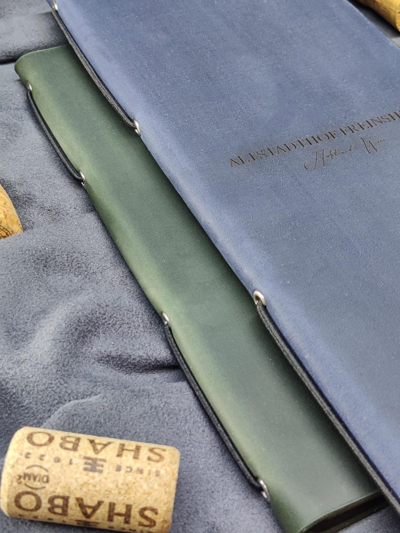 Personalized Leather Menu Cover | Restaurant Menu Folder | Logo Menu ...