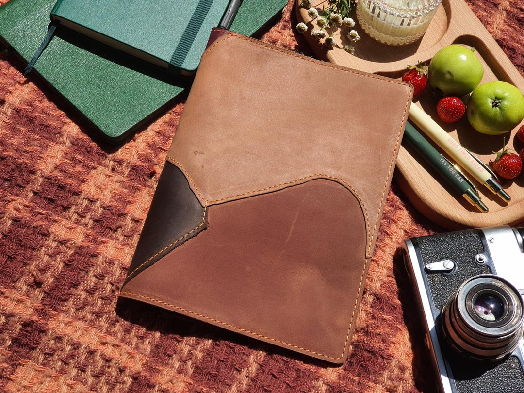 A5 Custom Cover, Leather Notebook Cover A4, Notebook Cover A5, Leather ...