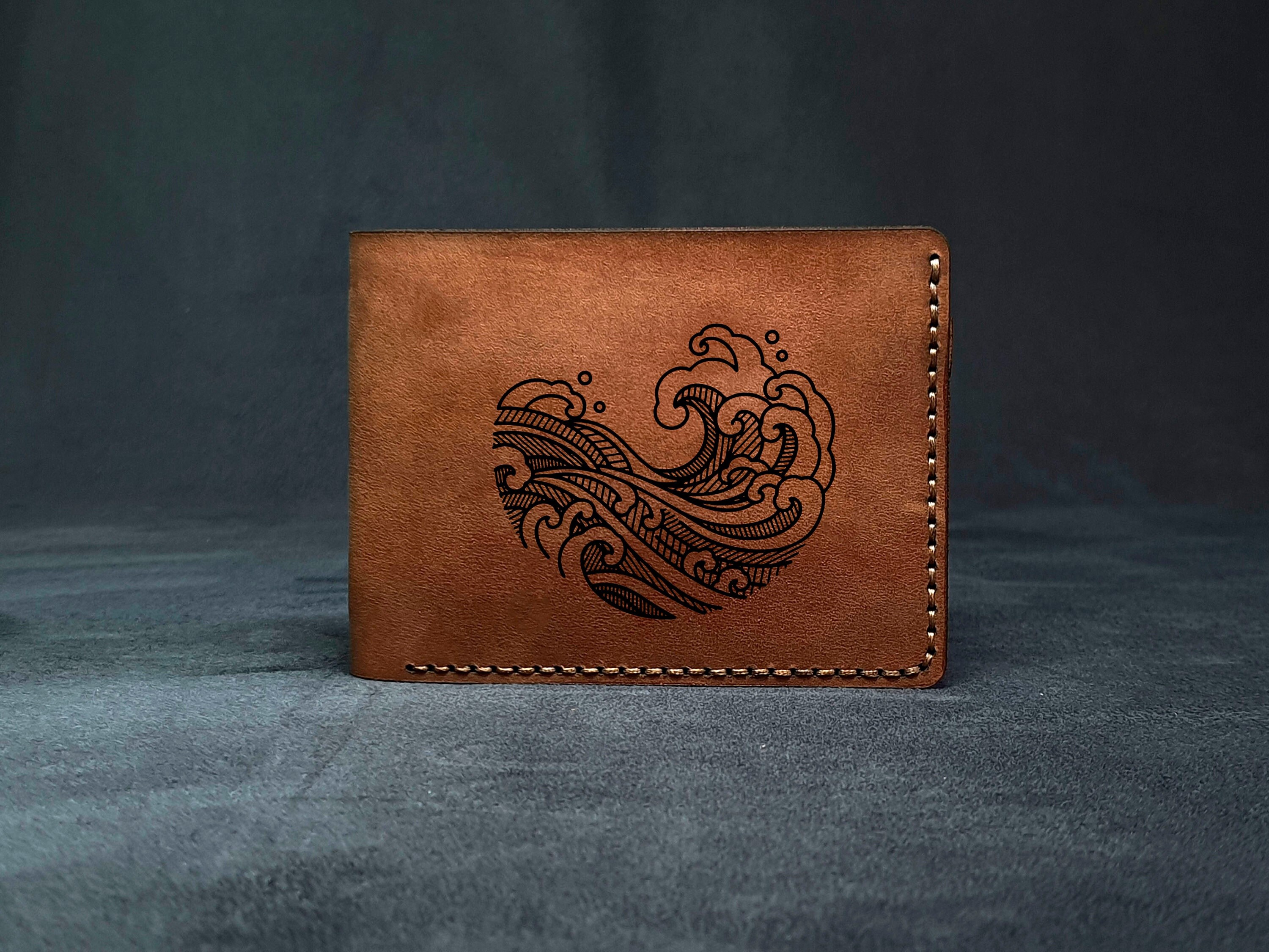 Ocean Wave Tide Ebb Flood Storm Cataclysm Hurricane Big Wave Leather ...